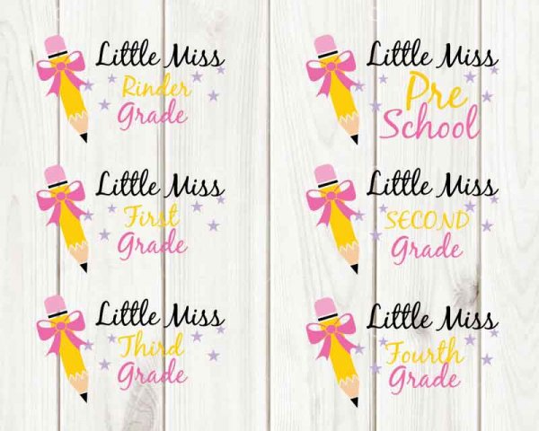 Little miss svg, Little miss first grade svg, Little miss preschool svg ...