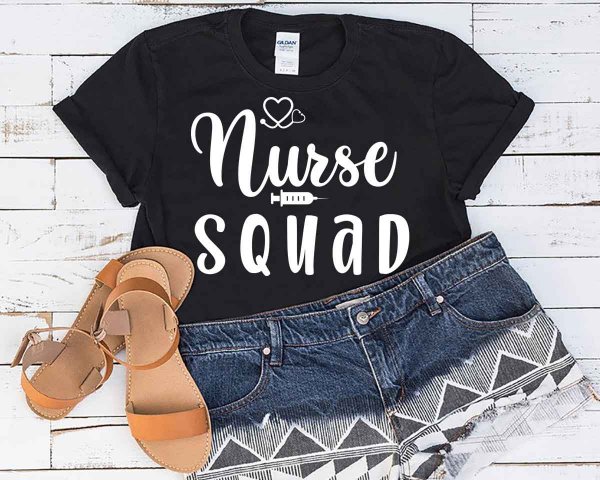 Nurse Squad Svg Nurse Squad T Shirt Svg Nurse Squad Clip Art Cricut